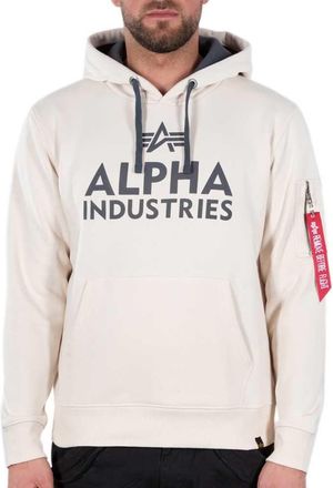 Alpha Industries Alpha Industries Herren Foam Print Hoody Kapuzensweat Kapuzenpullover, Jet Stream White, XS