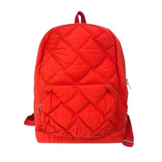 Bottega Veneta unisex, Pre-owned, Rouge, Taille: ONE Size Sac &agrave; dos en nylon Pre-owned