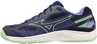 Mizuno Ballon de Volleyball Cyclone Speed 4 Unisexe, Eveblue Techgreen Iolite, 44 EU