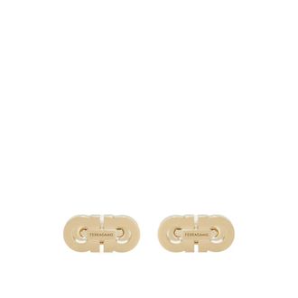Ferragamo Double Gancini Manschettenkn&ouml;pfe - - Accessories - Herren - Gelb - ONE SIZE