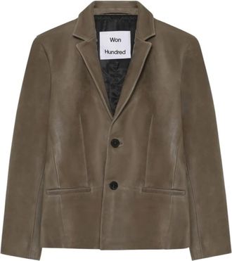 Won Hundred Homme, Vestes, Brun, Taille: M Oliver Blazer