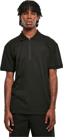 Urban Classics Herren Polo Shirt Oversized Zip Polo Black S