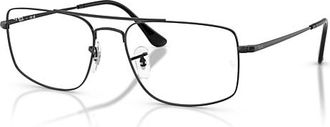 Ray-Ban Explorer IIi Optics Schwarz Fassung Klar Glas Polarisiert 56-18