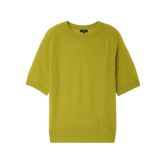 SOEUR Soeur, Femme, Pulls, Vert, Taille: 42 FR Betina Short Sleeve Jumper