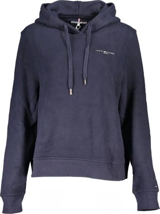 Tommy Hilfiger Femme, Sweatshirts et sweats &agrave; capuche, Bleu, Taille: 42 FR Long Sleeve Sweat &agrave; capuche