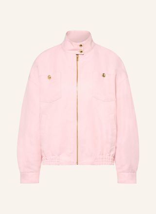 Maje Blouson Mit Leinen pink
