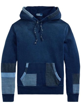 Polo Ralph Lauren hoodie en coton - Bleu