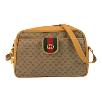 Gucci Sac bandouli&egrave;re en plastique Pre-owned - Femme - Pre-owned - Beige - Taille: ONE Size