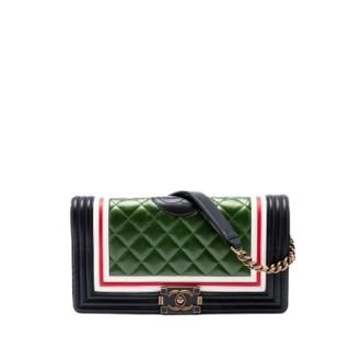 Chanel Pre-owned The Boy Flap Bag - - Pre-owned - Damen - Gr&uuml;n - ONE SIZE