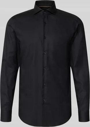 HUGO BOSS Slim Fit Businesshemd aus reiner Baumwolle Modell H-Hank-SP