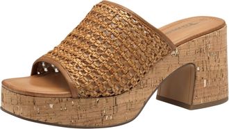 Tamaris Pantolette Damen Blockabsatz braun,EU 37