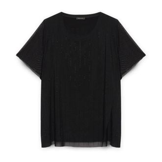 Fiorella Rubino Damen, Blusen & Hemden, Schwarzk, XLGr&ouml;&szlig;e