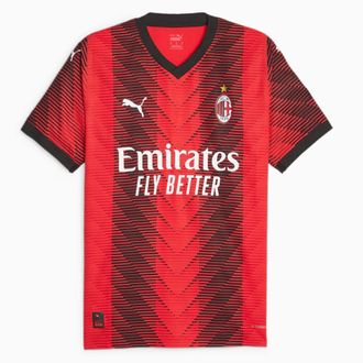 Puma AC Milan 23/24 Herren Rotes Fu&szlig;balltrikot