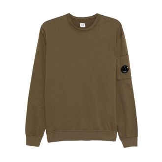 C.P. Company Crewneck-Sweatshirt mit Linsen-Detail - - Sweatshirts & Hoodies - Herren - Gr&uuml;n - XL