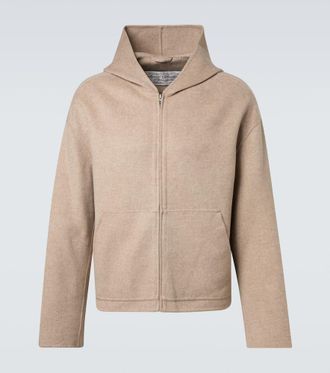 Acne Studios Sweat-shirt &agrave; capuche en laine et cachemire