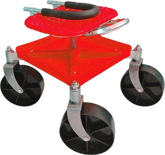 Generic Rollender Gartenhocker - robuster Gartensitz, Stabiler mobiler Stuhl, um 360 Grad drehbare, tragbarer Outdoor-Arbeitsstuhl | Bequem f&uuml;r die Garage Pe