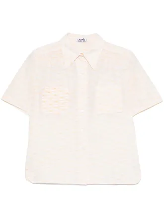 Hermès chemise imprimée en coton (années 1970) - Blanc