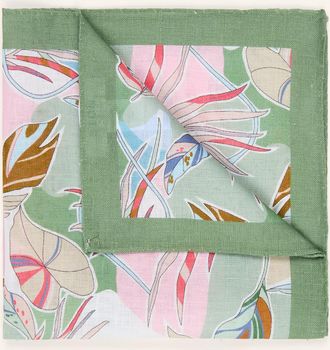 Eton Einstecktuch Aus Leinen gruen