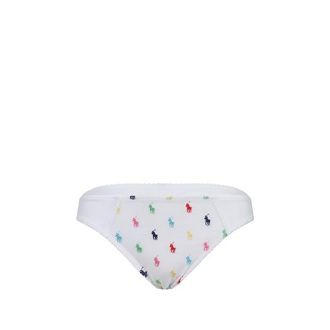 Polo Ralph Lauren Culotte transparente &agrave; logos brod&eacute;s