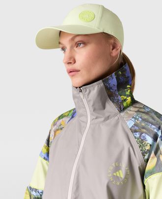 Stella McCartney TrueLife Woven Track Jacket, Woman, Dove Grey/Halo Green, Size: XL