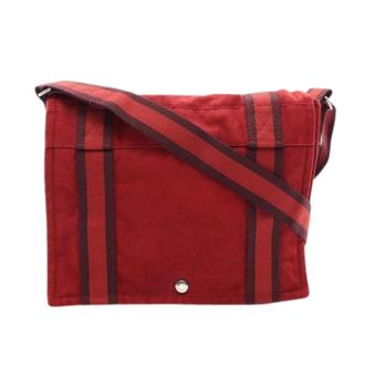 Herm&egrave;s Pre-owned Toile sacs-ports-paule - unisex - Pre-owned - Rouge - Taille: ONE Size