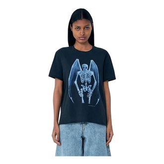 Our Legacy Femme, Tops, Noir, Taille: 38 FR T-shirt Classique