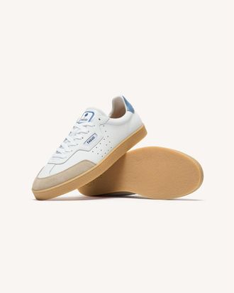 Faguo Baskets beige cuir et su&egrave;de - LUMBO