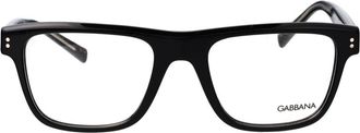 Dolce & Gabbana unisex, Accessoires, Noir, Taille: 53 MM Monture optique carr&eacute;e