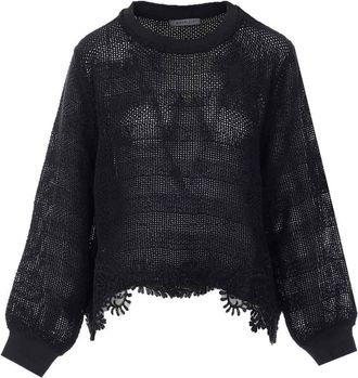 Maurizio Pecoraro Pull Col Rond - Noir