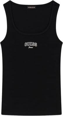 Guess D&eacute;bardeur en coton m&eacute;lang&eacute; avec logo