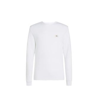 Calvin Klein Waze t -Shirt Langarmes - Weiß