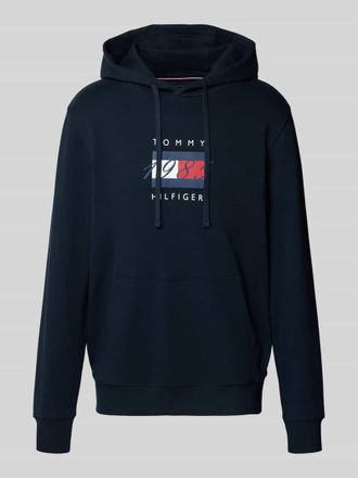 Tommy Hilfiger Regular Fit Hoodie aus reiner Baumwolle