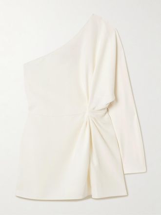 Valentino Garavani Haut Asymétrique En Cady De Soie - Crème