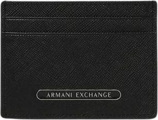A|X Armani Exchange Schlanker Kartenhalter aus Leder - - Accessories - Herren - Schwarzk - ONE SIZE