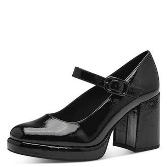 Marco Tozzi Escarpins pour Femme avec Sangle 2-24405-43, Imprim&eacute; Noir, 39 EU