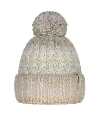 Barts Damen Strickm&uuml;tze Catbird gef&uuml;tterte Winterm&uuml;tze mit Bommel 3308 Light Brown 24