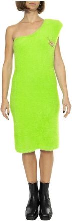 UGG Ugg, Femme, Robes, Vert, Taille: 40 FR Robe Midi Asym&eacute;trique