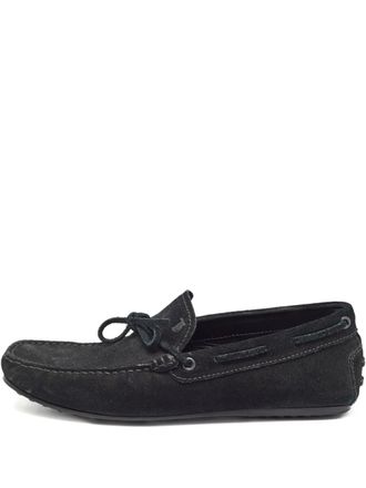 Tod's mocassins en daim - Noir