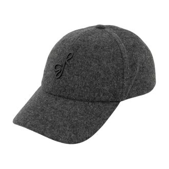 Ruslan Baginskiy Casquette de baseball orn&eacute;e dun monogramme - Femme - Accessoires - Gris - Taille: ONE Size