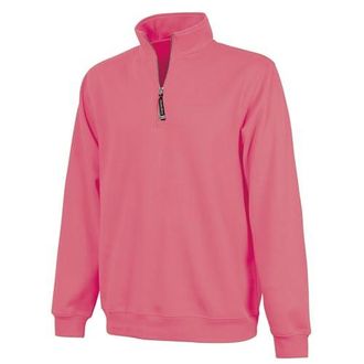 Charles River Apparel Crosswind Sweat zippé pour Homme (Tailles Standard et Grandes) Maillot de survêtement, Rose, 3XL Mixte