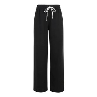 Ralph Lauren Femme, Pantalons, Noir, Taille: 42 FR Pantalon de jogging en molleton