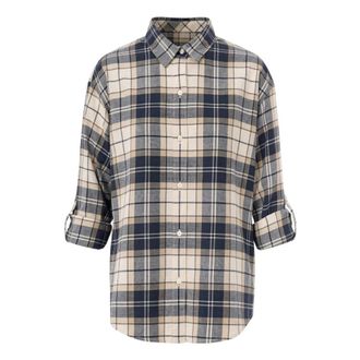 Barbour Oversized Tartanhemd - - Blouses & Shirts - Damen - Beige - XS