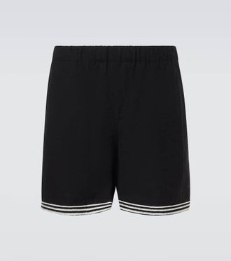 Commas Bestickte Shorts