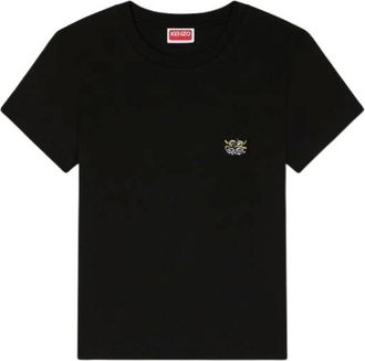 Kenzo Femme, Tops, Noir, Taille: 38 FR T-shirt Wild Tiger