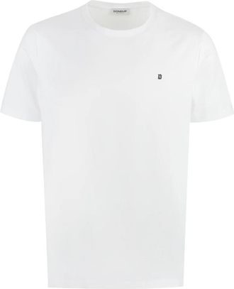 Dondup Regular-fit T-Shirt mit Rundhalsausschnitt - - Tops - Herren - Wei&szlig; - L