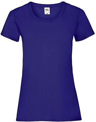 Fruit Of The Loom Valueweight - T-shirt (Lot de 5) - Femme - Violet (Purple Pe) - Taille: XXL