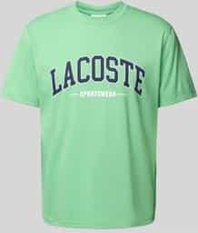 Lacoste T-Shirt mit Label-Print