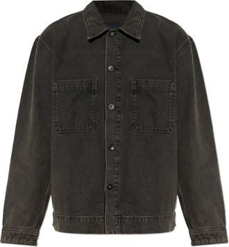 Rag & Bone Homme, Vestes, Noir, Taille: S Veste en jean avec poches