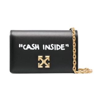 Off-white Jitney 0.5 Schultertasche Schwarz/Wei&szlig; - - Bags - Damen - Schwarzk - ONE SIZE
