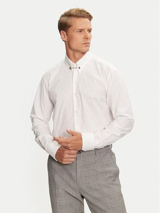 HUGO BOSS Hugo Hemd Vikko 50524838 Wei&szlig; Modern Fit